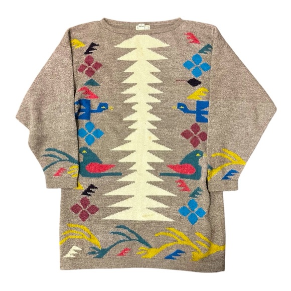 Asarti | Sweaters | Vintage Asarti Handwoven Alpaca Wool Nartive Navajo ...
